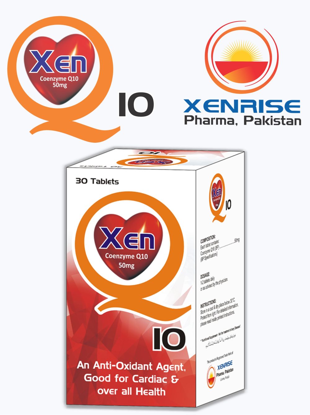 Xen-Q10 Tablets (100% Organic Super Body Fueling & Heartedly Energized ...